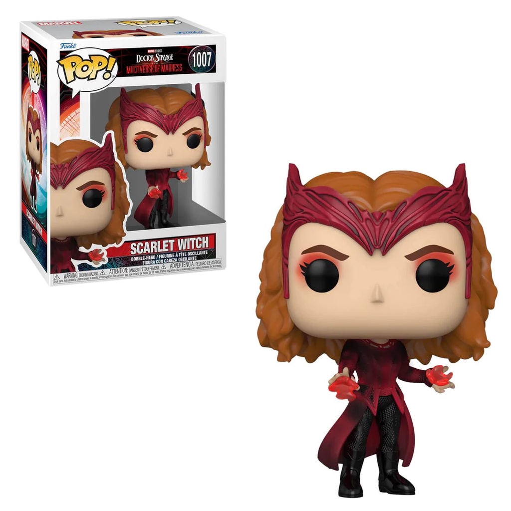 Funko Pop! 《Doctor Strange 2》Scarlet Witch Wanda Maximoff Action Figure ...