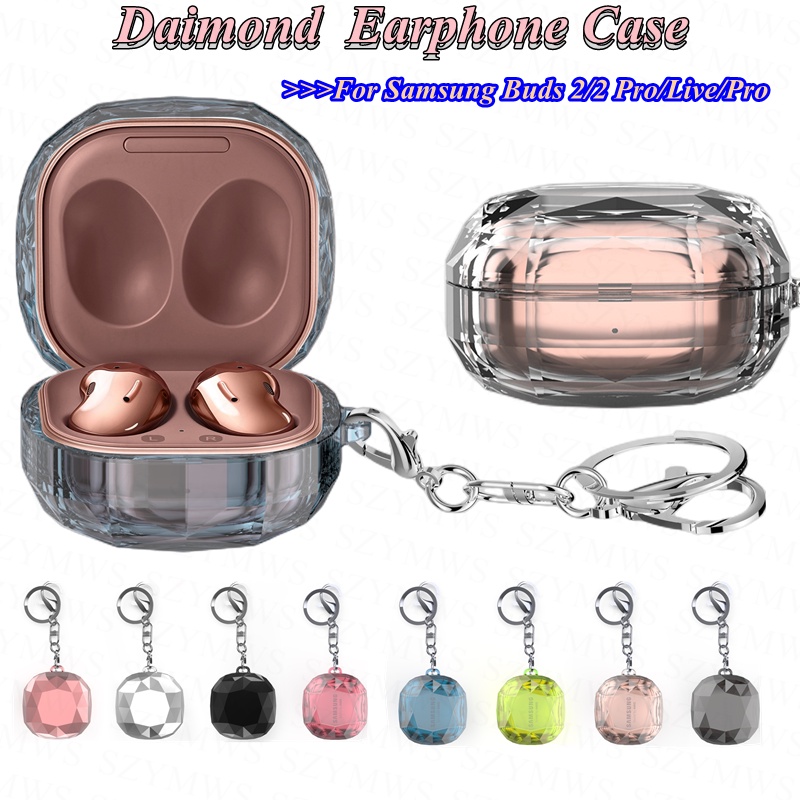 Samsung Galaxy Buds FE 2/2 Pro Case Diamond Transparent Clear Case For ...