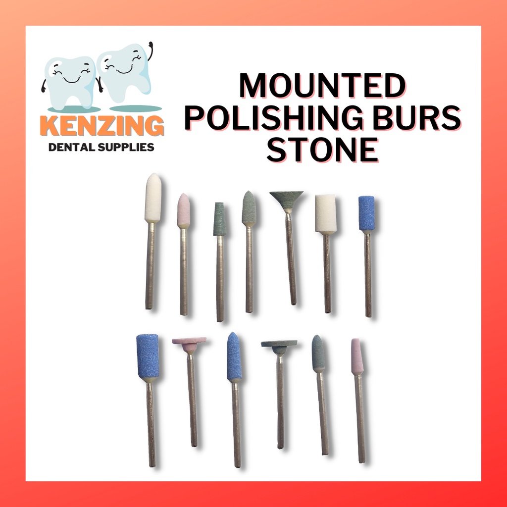 Dental Mounted Polishing Burs Stone | Shopee Philippines