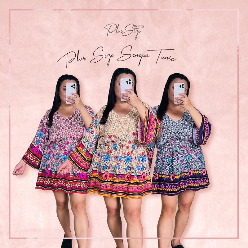 Plus Size Senepa Tunic | Shopee Philippines