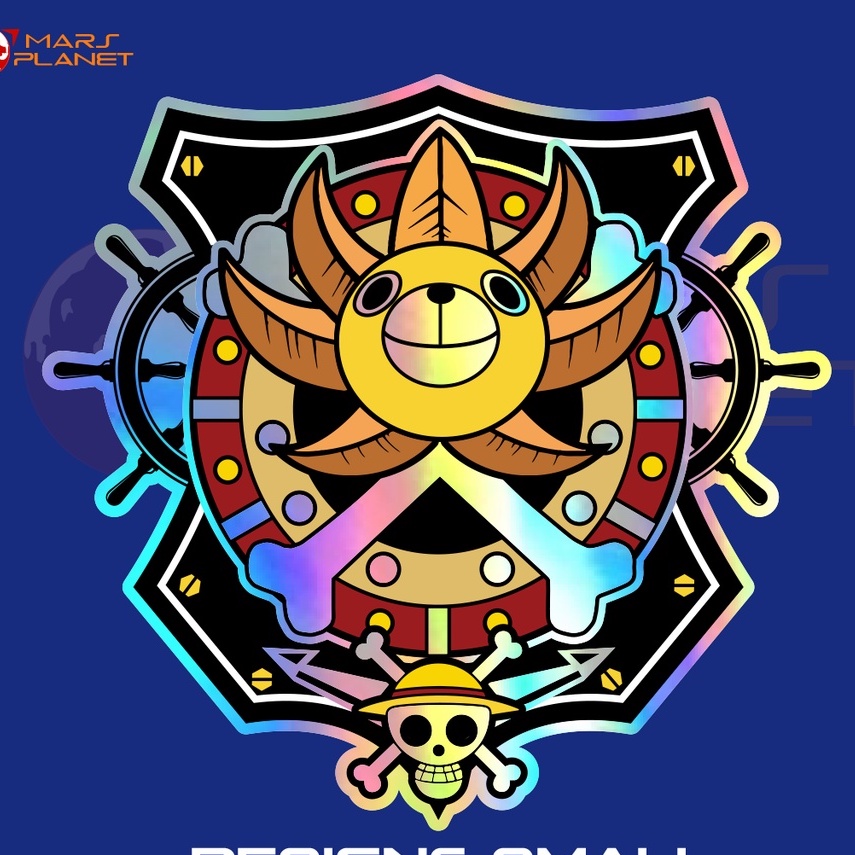 One Piece Anime Thousand Sunny Sticker Decal Waterproof | Shopee ...