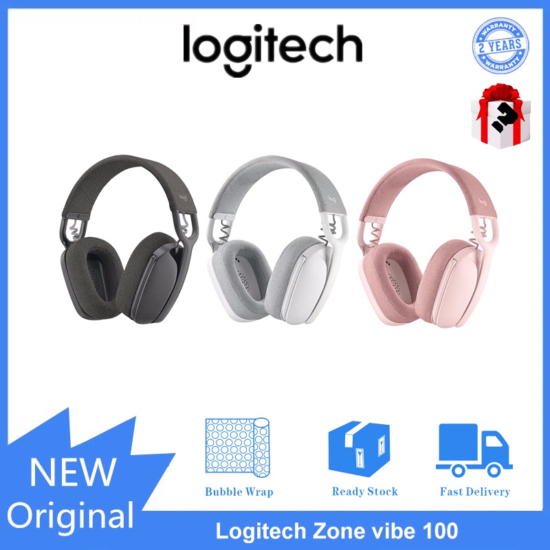 Logitech Zone Vibe 100 wireless Bluetooth headset headset office ...