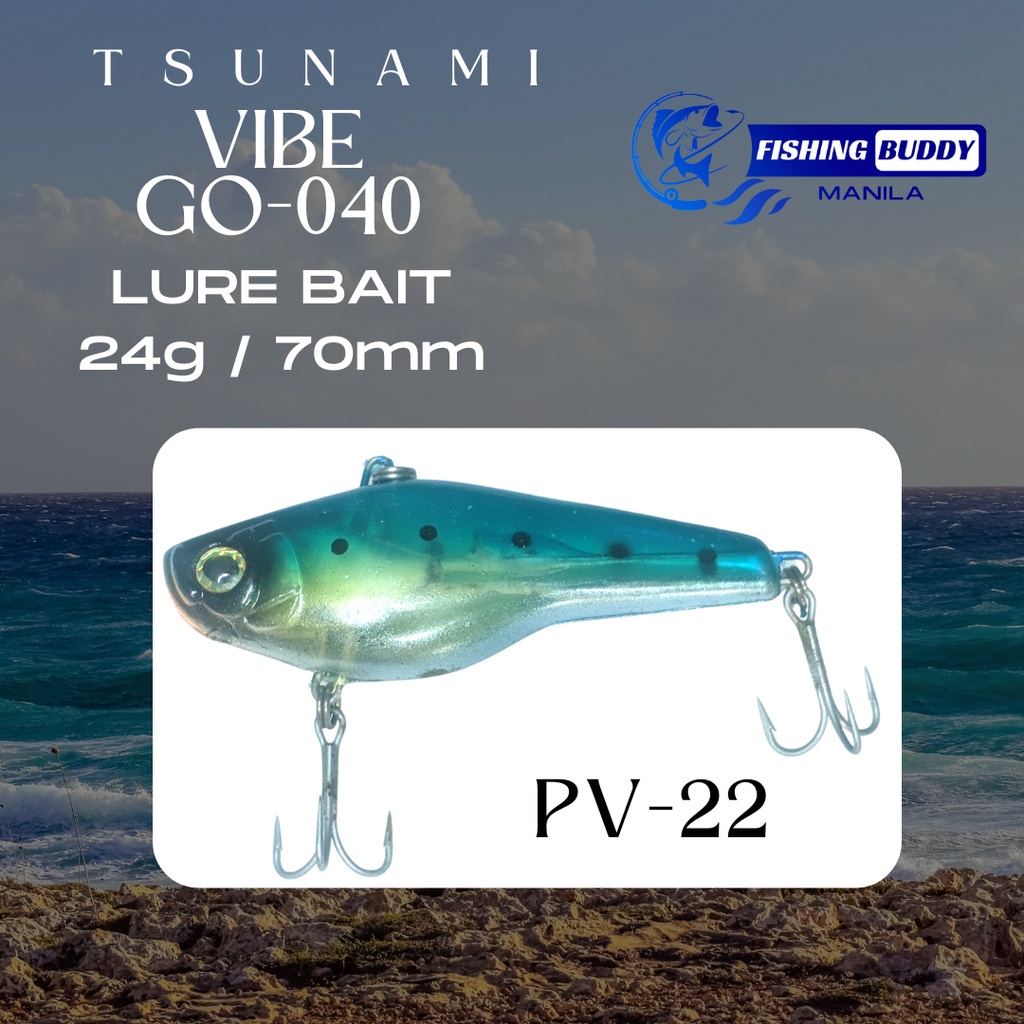 Tsunami Vibe GO-040 Bait Lure 24g / 70mm Fishing Lure | Shopee Philippines