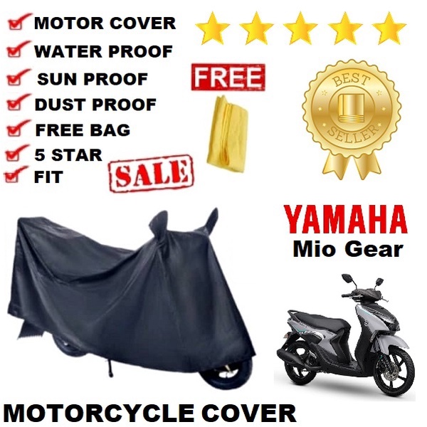 YAMAHA Mio Gear /Waterproof Sunproof Motorcycle Cover Outdoor Motorbike ...