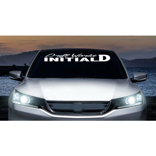 Initial d drift world windshield banner vinyl decal, car, trucks ...