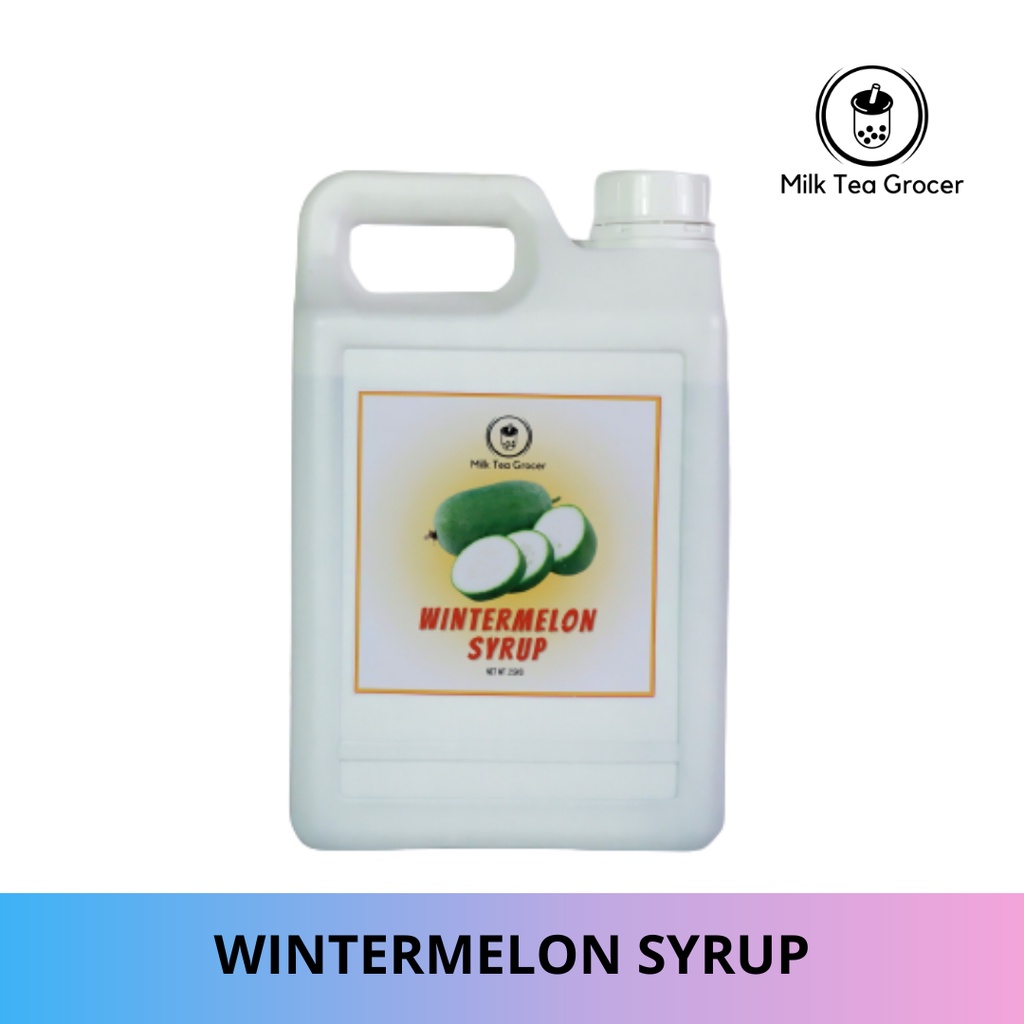 Wintermelon Syrup 2.5kg - Milk Tea Grocer Exclusive | Shopee Philippines