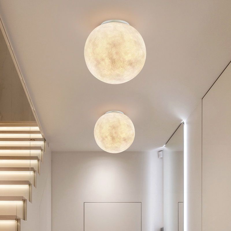 Nordic Creative Moon Ceiling Light Bedroom Living Room Ceiling Lamp ...