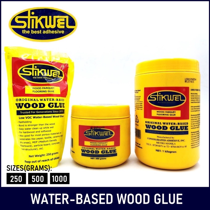 Stikwel Wood Glue Wholesale PER BOX(250G 30pcs) (500G 24pcs) (1L 12pcs ...