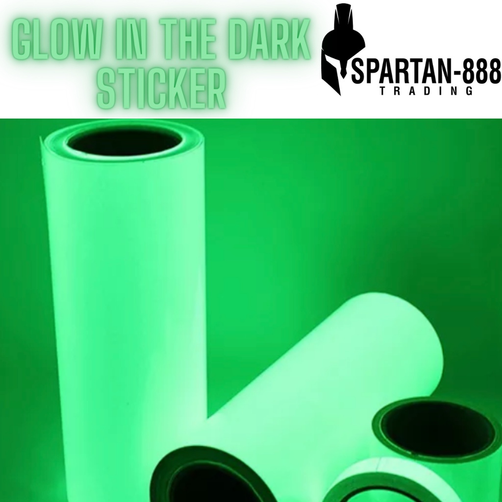 Glow in the dark Luminous Sticker Decal | Shopee Philippines