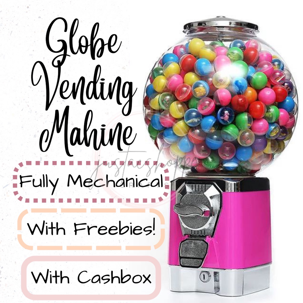 Globe Vending Machine for business Candy Capsule Wheel Jelly beans ...