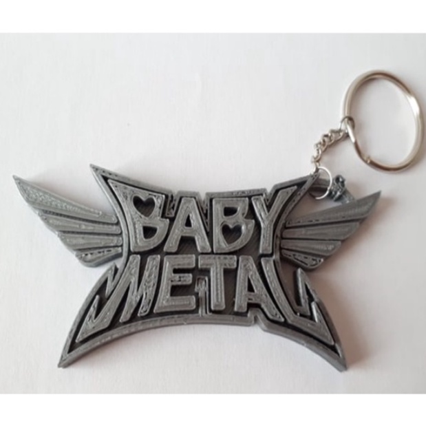 BABYMETAL (Baby Metal) logo keychain -2 Color | Shopee Philippines