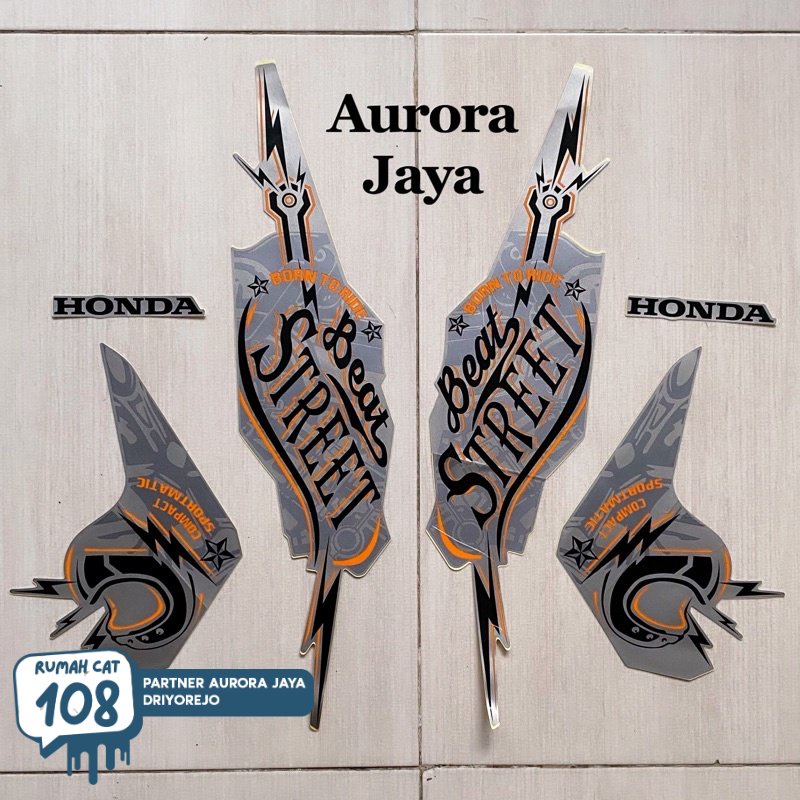 Striping Honda Beat Street Sticker Lis Stripping Motorcycle | Shopee ...