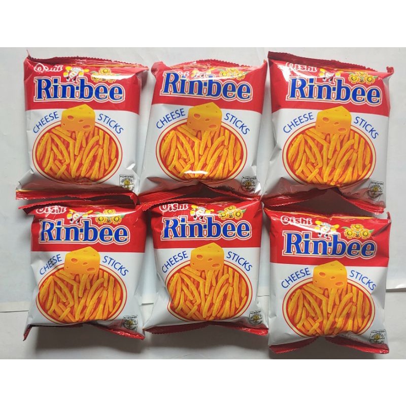 6 Pack Rin-bee Cheese Sticks (Rinbee) | Shopee Philippines
