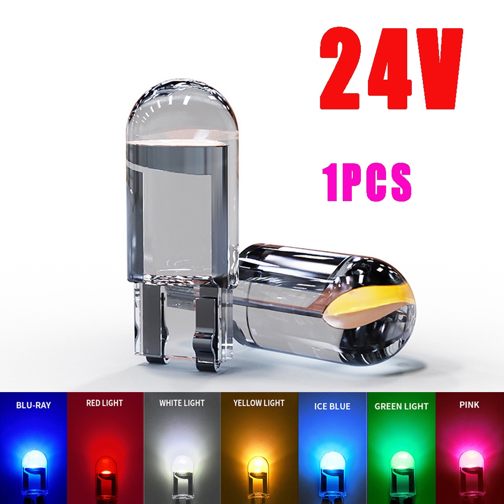 1pcs 24V Car T10 W5W LED Light 194 168 COB SMD Auto Wedge License Plate Lamp Dome Makeup Mirror ...
