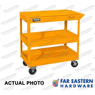 INGCO Tool Cart Organizer Storage Toolbox Drawer Trolley w/ Wheels 2 ...