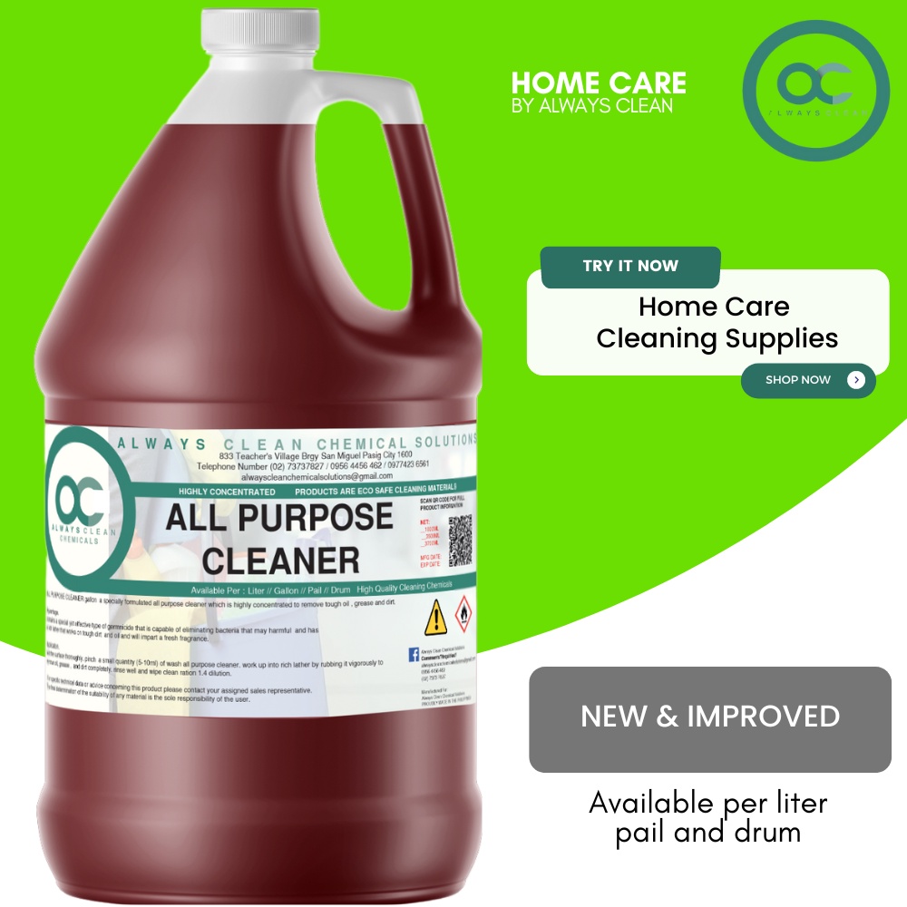ALL PURPOSE CLEANER 1 GALLON | Shopee Philippines