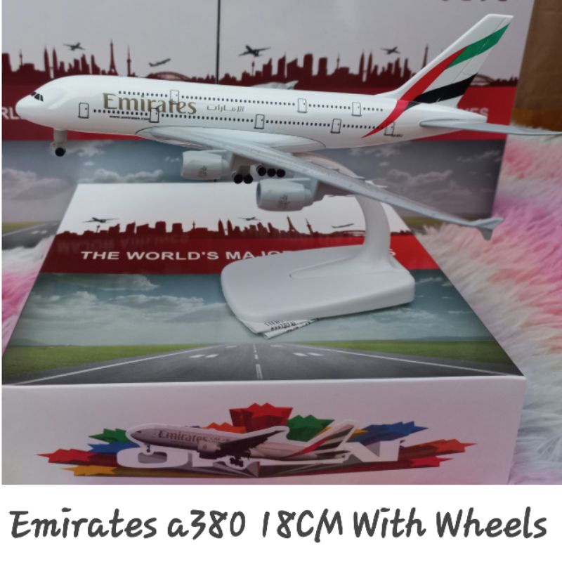 Emirates Airlines A380 & B777 Aircraft 20cm Die-cast Metal Airplane ...