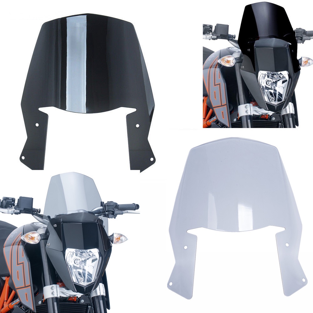 LJBKOALL Windshield Motorcycle Windscreen Wind Deflector Protector for ...