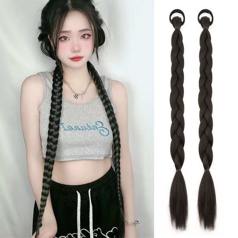 60cm Girl's boxing braid African long braid twist twist braid wig ...