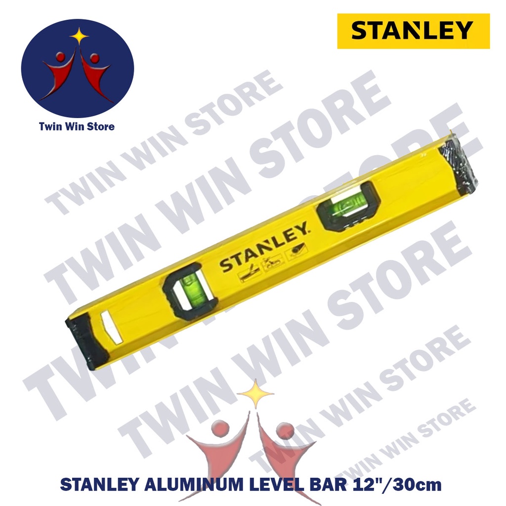 STANLEY ALUMINUM LEVEL BAR 12"/30cm | Shopee Philippines