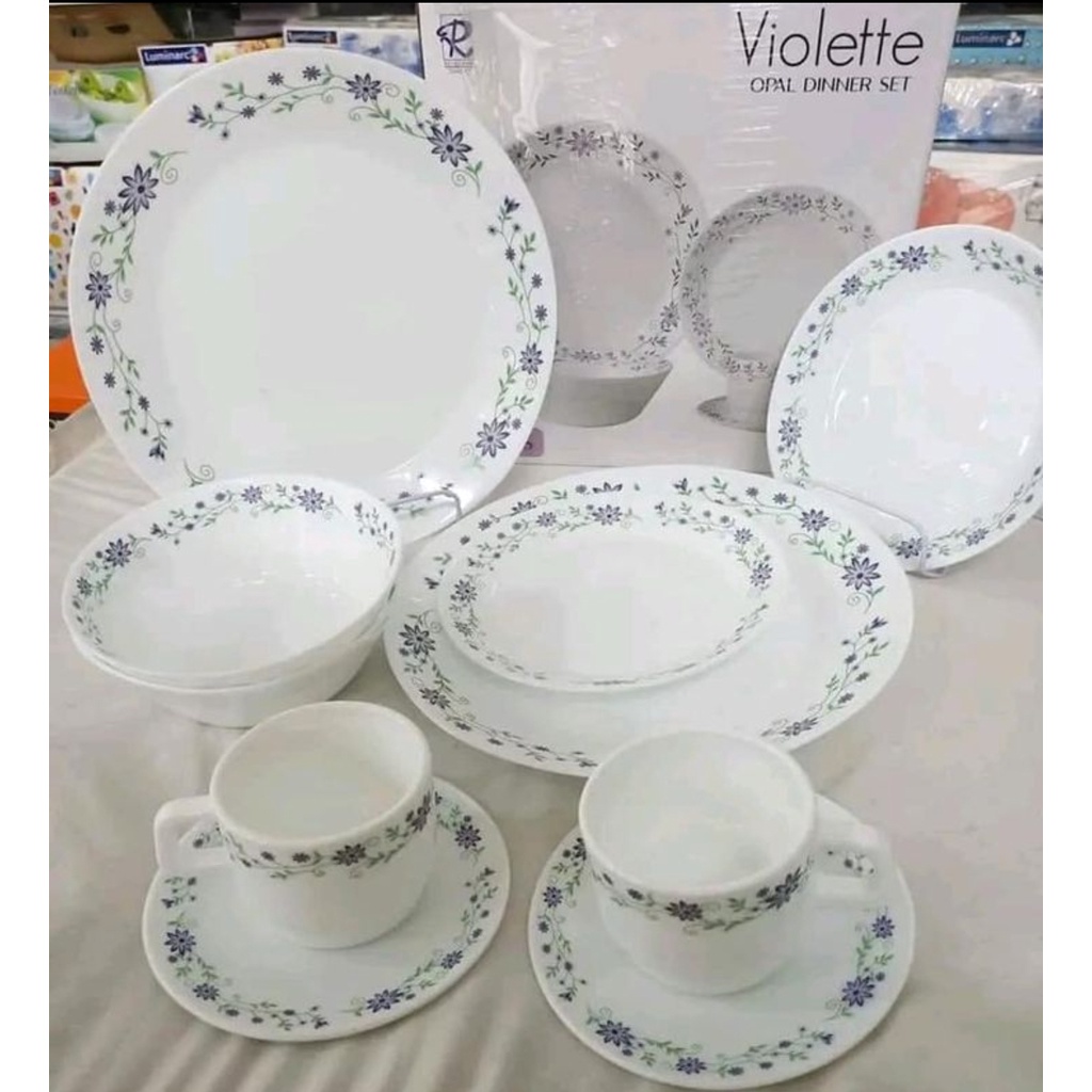 20pcs Violette Opal Set by Royal Dine | Shopee Philippines