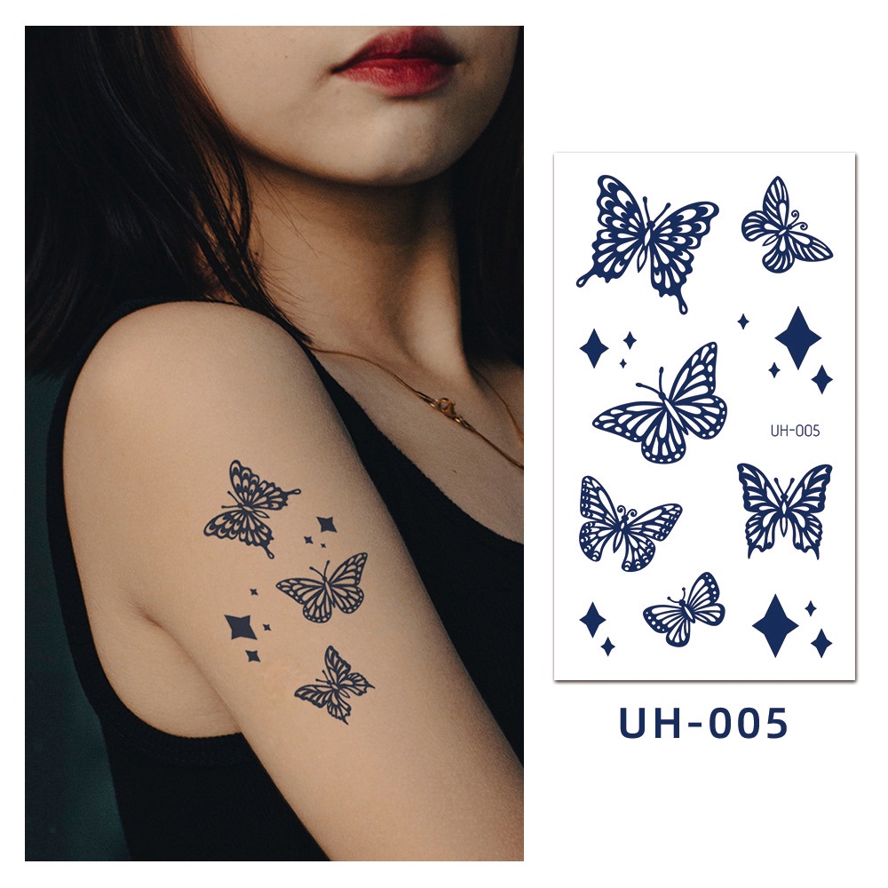 Lasted 15 Days Tattoo Fashion Fake Temporary Waterproof Tattoo Sticker ...
