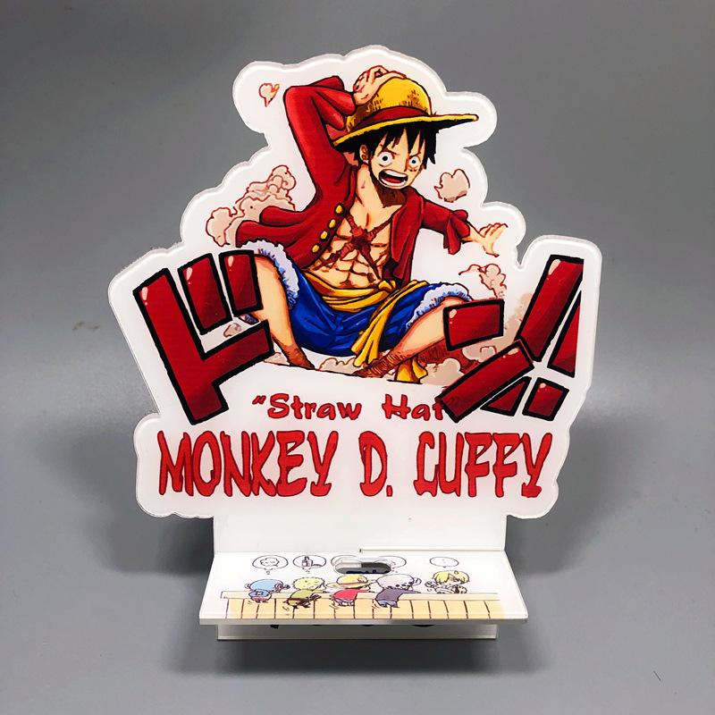 Creative Anime Cartoon One Piece Around Luffy Acrylic Mobile Phone Lazy ...