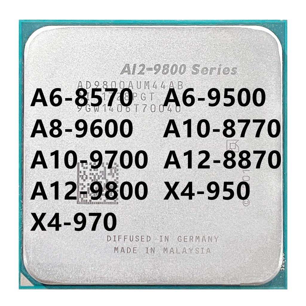A6-8570 A6-9500 X4-950 X4-970 CPU Processor Socket AM4 Dual Core ...