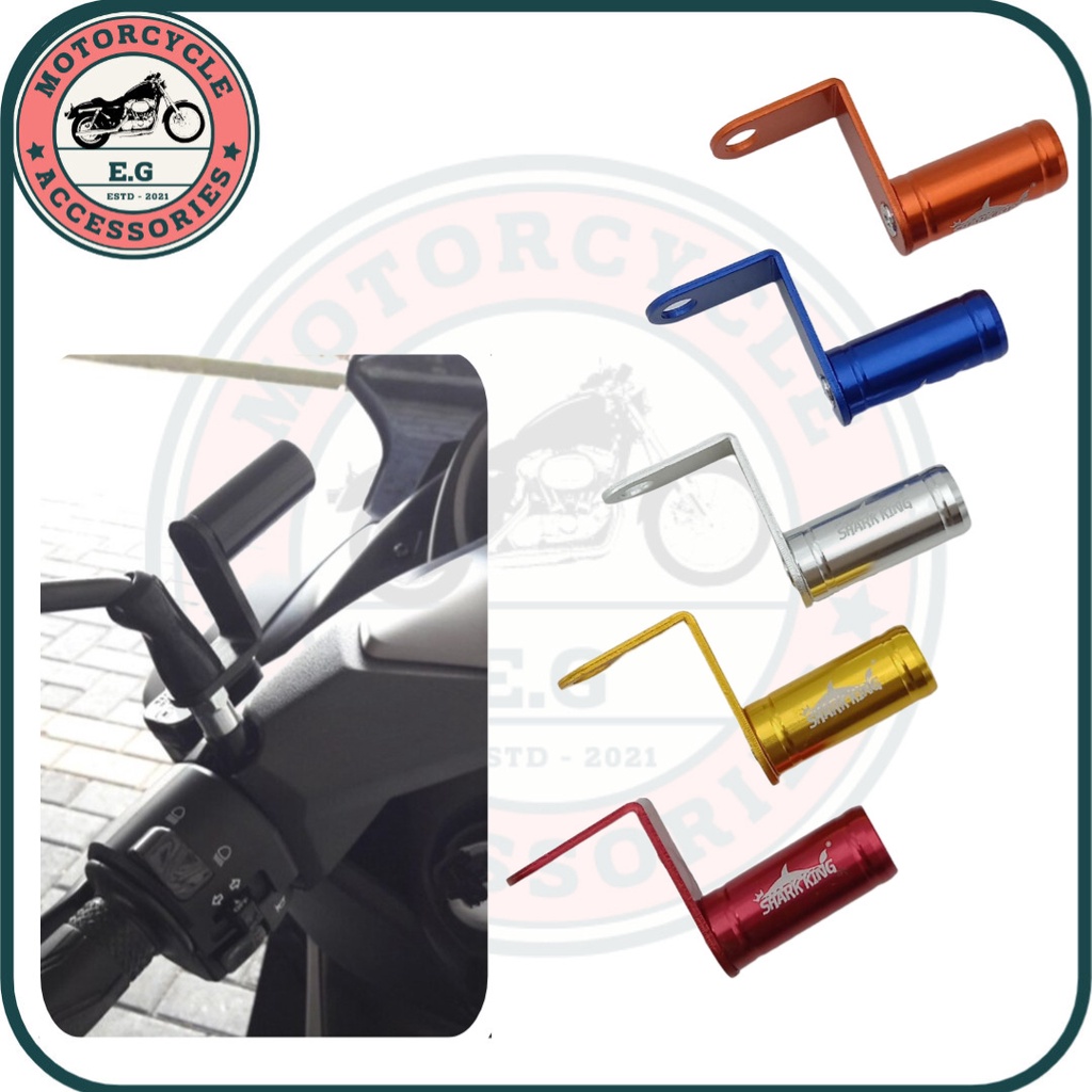 E.G Motorcycle Side Mirror Extension Bracket for CP Holder | Shopee ...