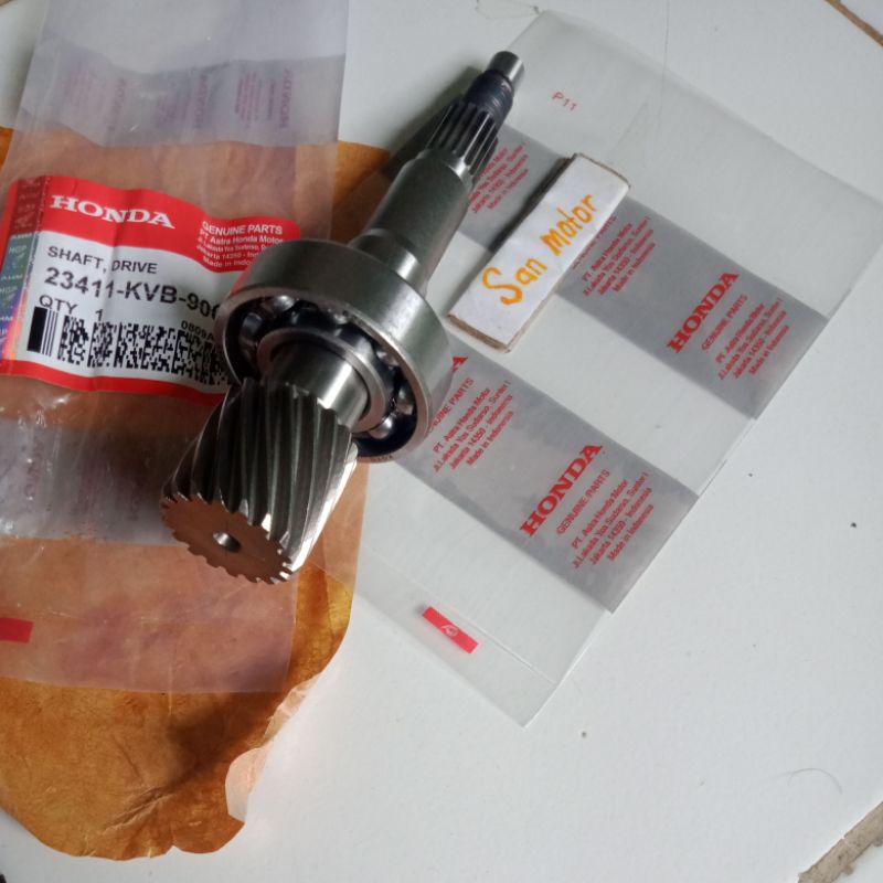 Rear Pulley Axle Bering Neck Axle Honda Vario 110 Carburetor Original ...