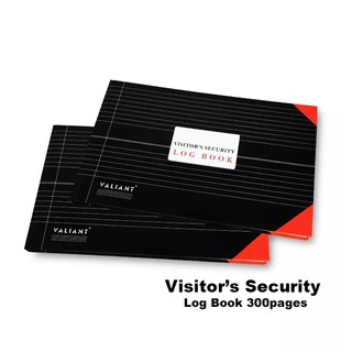 Valiant Visitors Security Logbook 300pages | Shopee Philippines