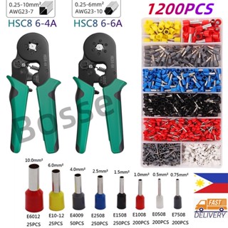 1200pcs Wire Copper Crimp Connector Insulated Cord Pin End Terminal ...