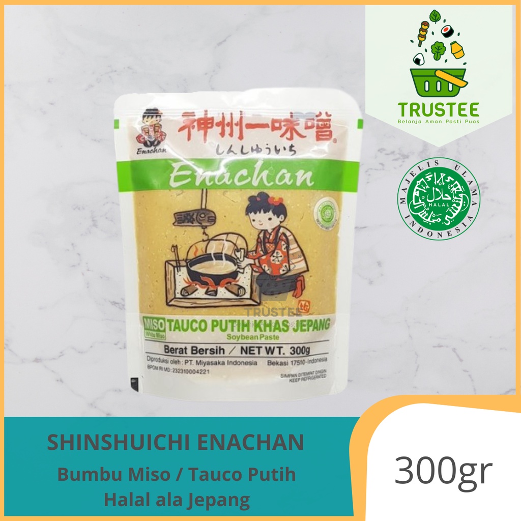 PUTIH Enachan White Miso Paste 300g Halal Tauco Japanese Style For Miso ...