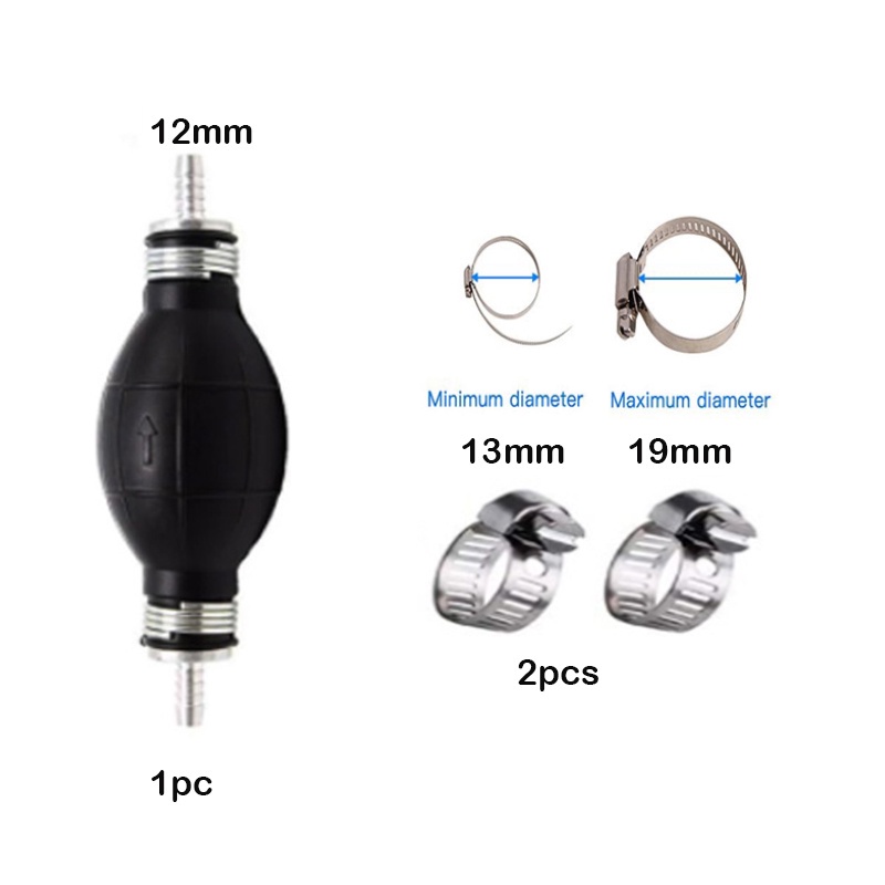 Fuel Pump Rubber Manual Liquid Oil Transfer Pump with Adjustable Steel ...