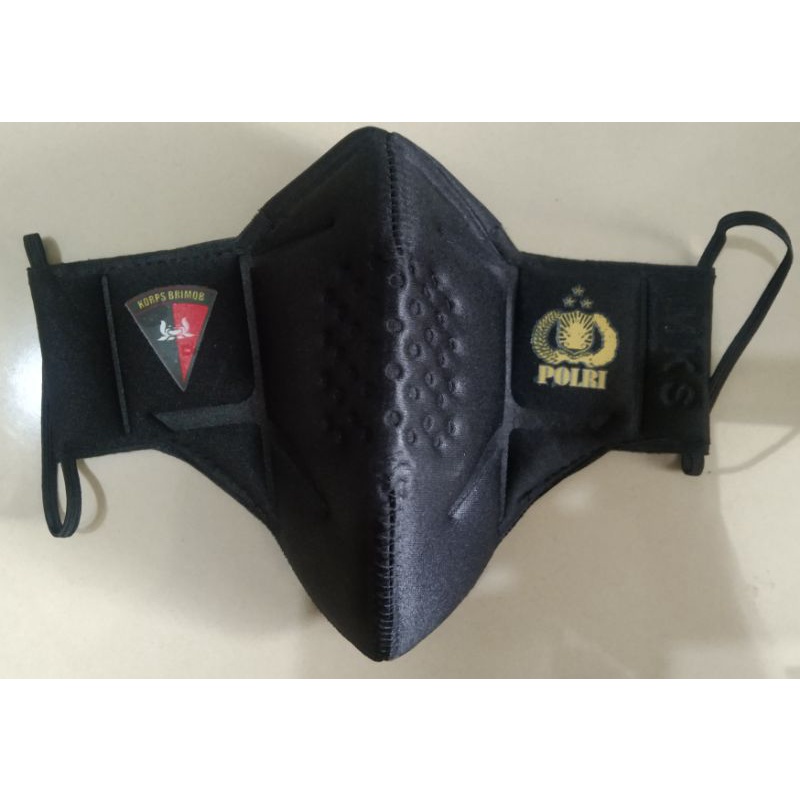 Tomo Mask Custom Brimob Police logo And General logo | Shopee Philippines