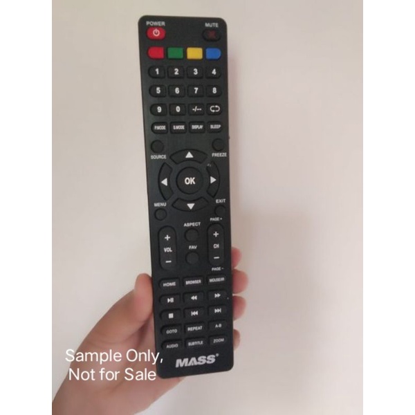 Mass Smart TV Remote Replacement | Shopee Philippines