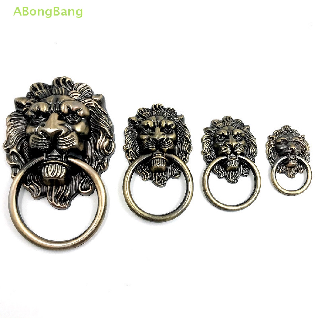 ABongBang Knobs and Pulls New Antique Bronze Lion Head Pulls for Dresser Drawer Cabinet Door ...