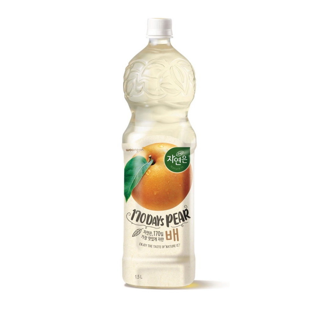 Woongjin 170 Days Korean Pear Fruit Juice - 1.5 Liters | Shopee Philippines