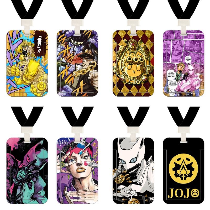 Anime JoJos Bizarre Adventure Custom Student School ID Card Holder MRT ...
