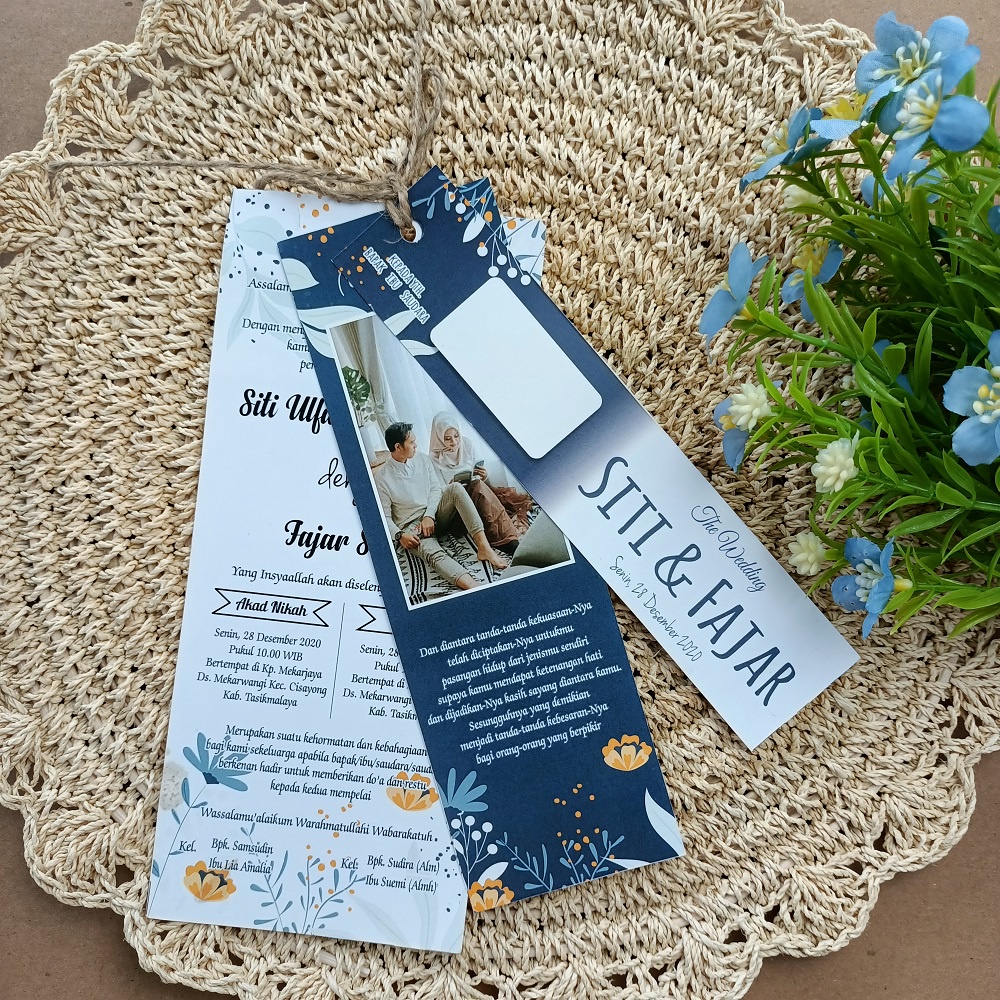 Wedding Invitations Thick Material hang tag Hemp Rope - Print ...