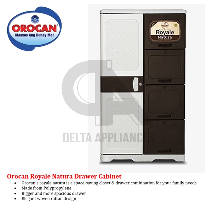Orocan RoyaleNatura Drawer Cabinet | Shopee Philippines