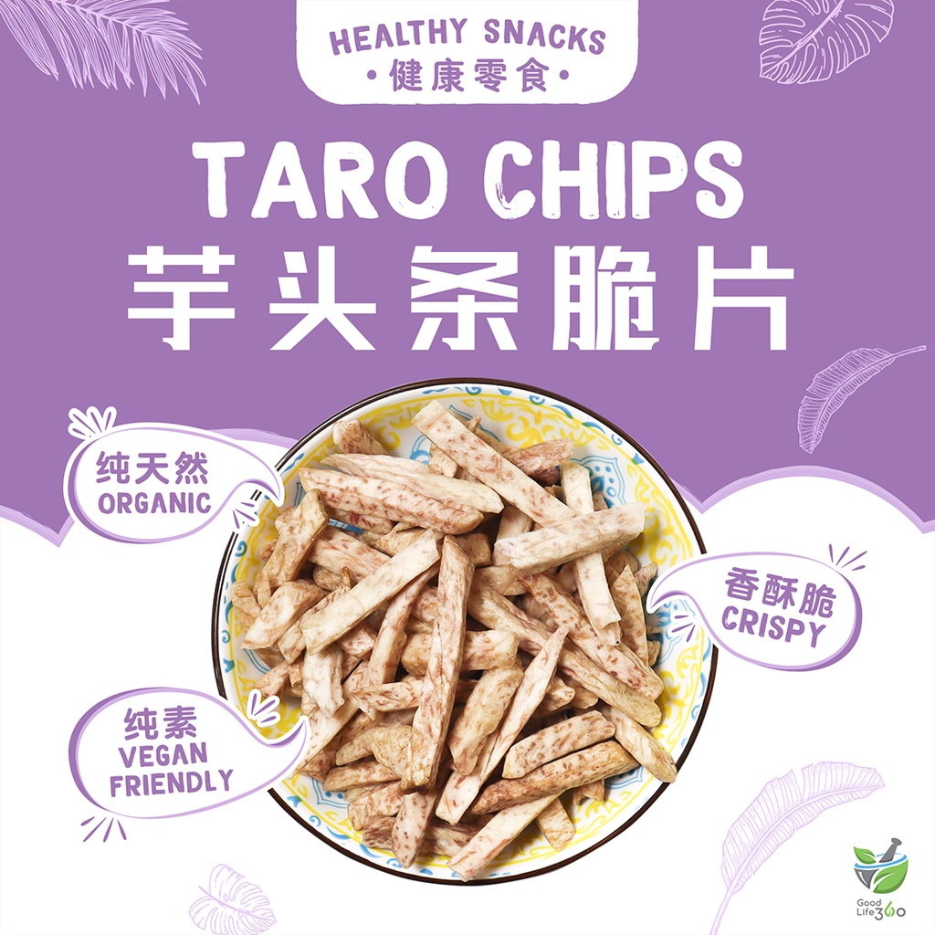 Good Life 360-Healthy Snacks TARO CHIPS CHIPS TARO CHIPS-100G | Shopee ...