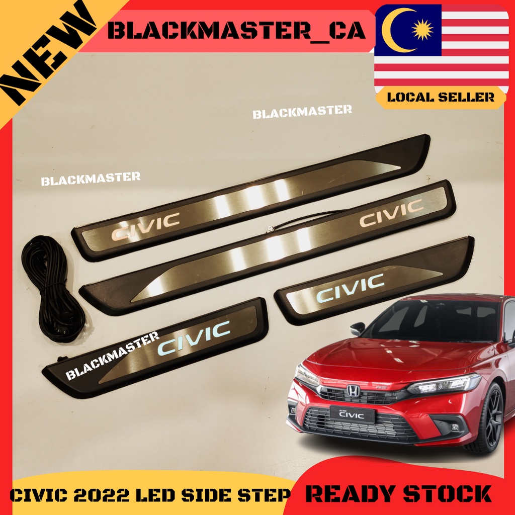 Honda Civic FE 2022-2023 LED Door Side step civic fc fd fb car led door ...