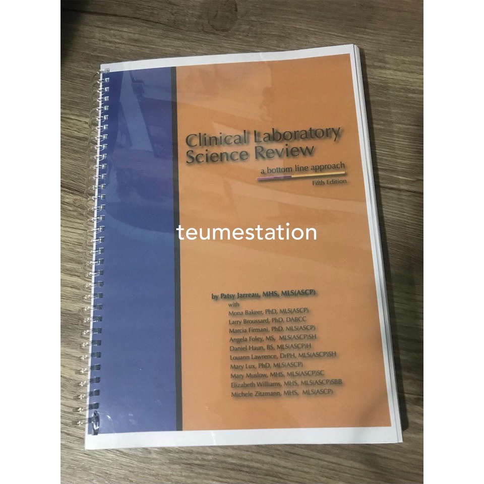 Clinical Laboratory Science Review: A Bottom Line Approach, 5th Edition ...