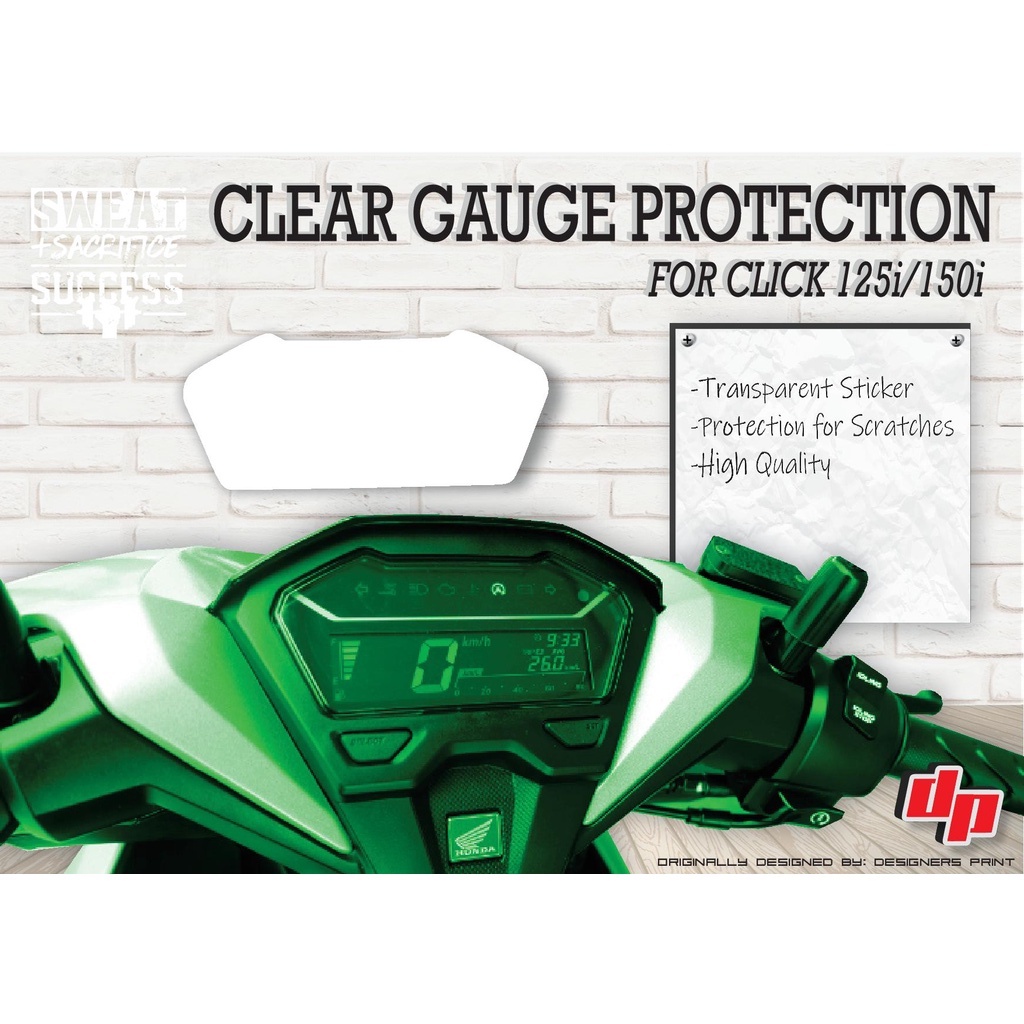 Click 125i/150i Clear Panel Gauge Protection - Protection from Scratch ...
