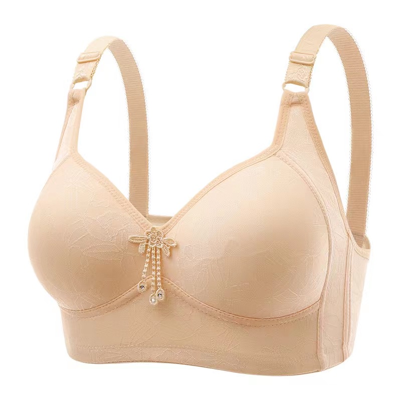 No Pad Bra Lace Bra Size 38-46 Cup B C No Wire Bras Big Size No Iron ...