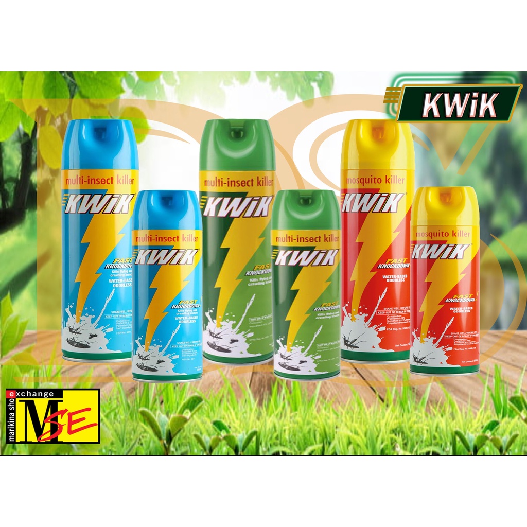 kwik multi-insect killer 500ml and 300ml | Shopee Philippines