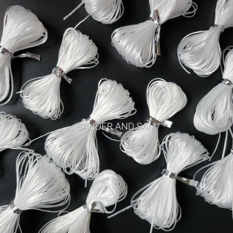 Elastic Cord Garter Stretchable 0.6/0.8 mm 10 meters (estimate ...