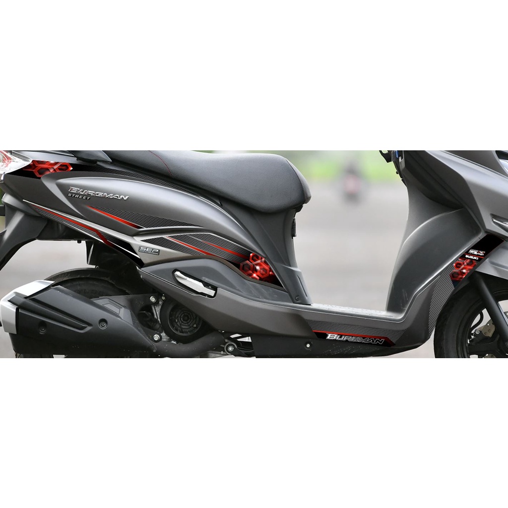 Suzuki Burgman Street Side Panel set : Customized Motorcycle Decals ...