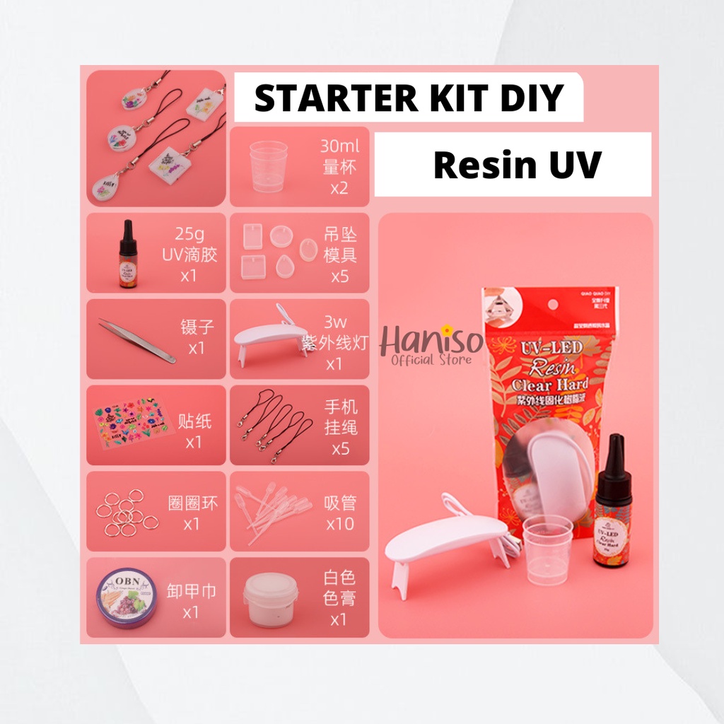 DIY UV Ultraviolet Resin Starter Kit | Shopee Philippines